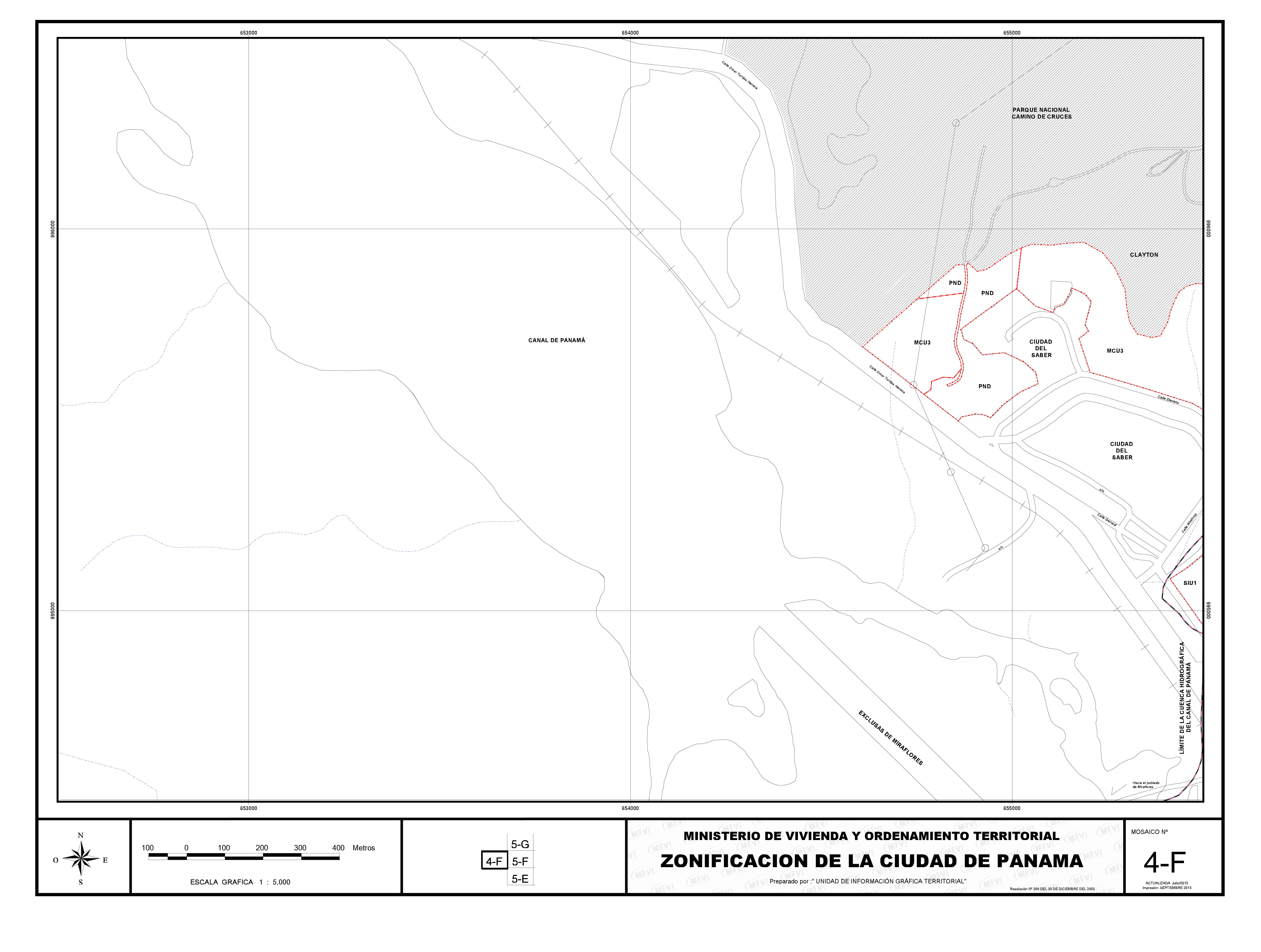 DOCUMENTO GRÁFICO DE ZONIFICACIÓN DE LA CIUDAD DE PANAMÁ – Ministerio ...