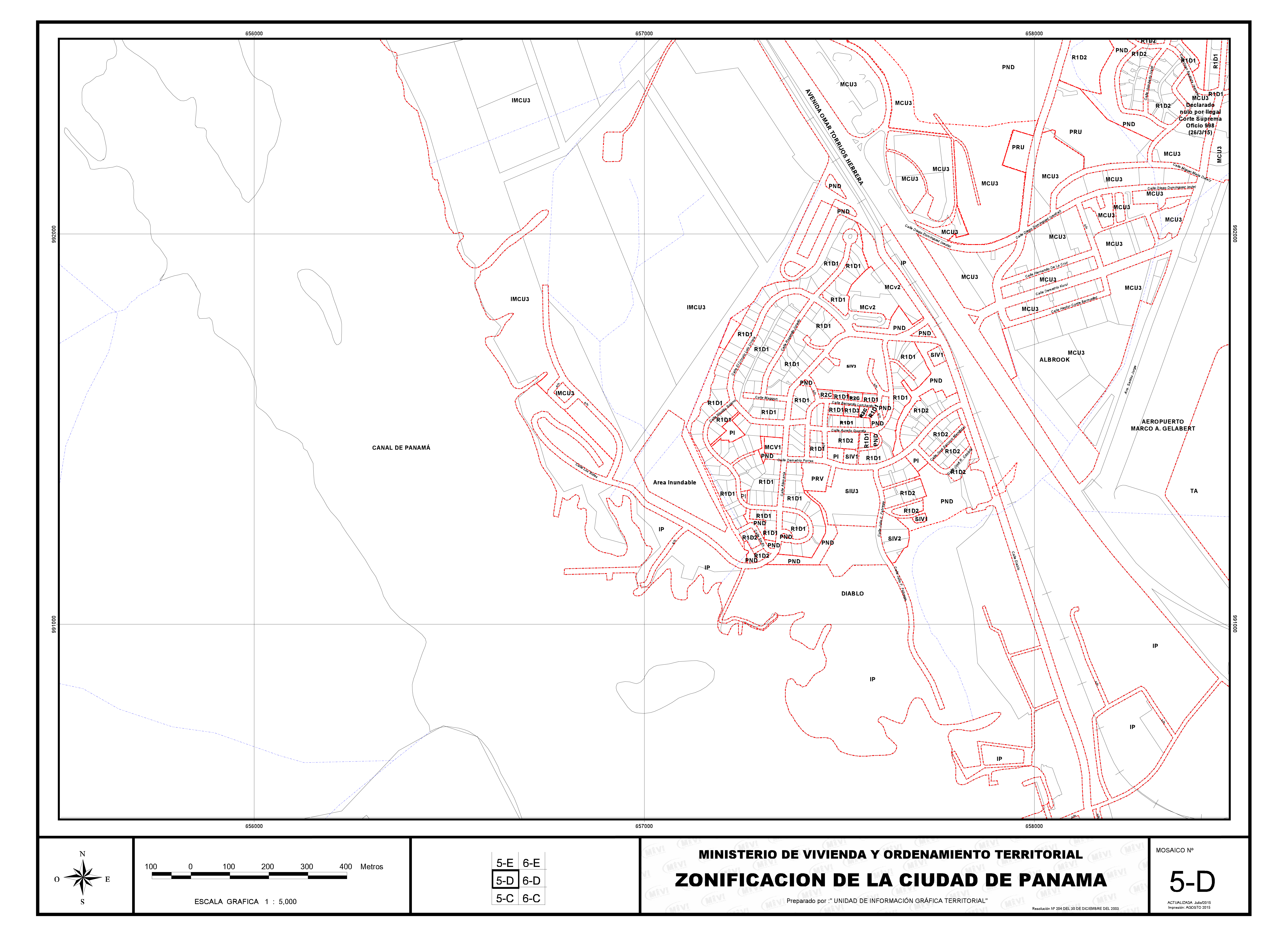 DOCUMENTO GRÁFICO DE ZONIFICACIÓN DE LA CIUDAD DE PANAMÁ – Ministerio ...