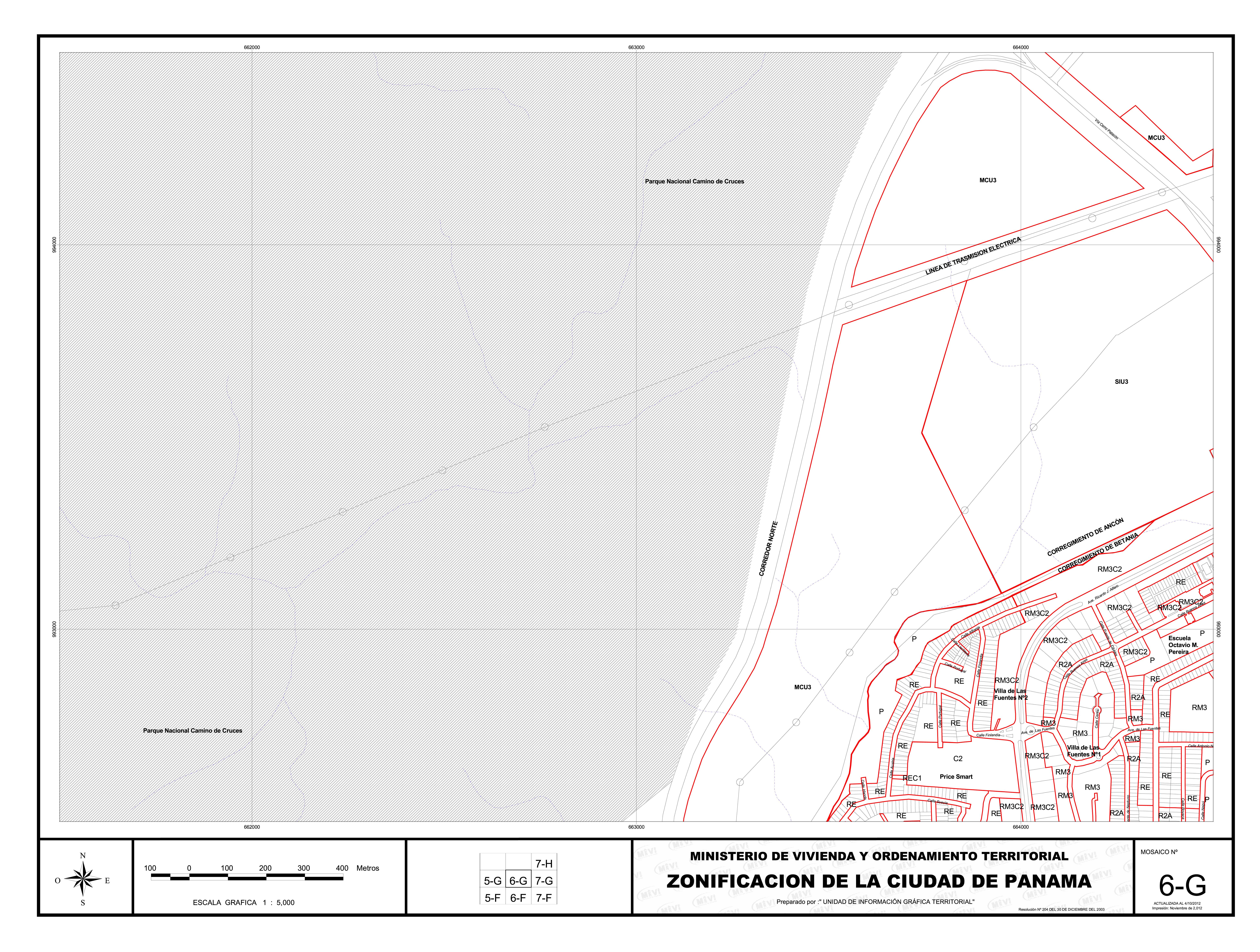 DOCUMENTO GRÁFICO DE ZONIFICACIÓN DE LA CIUDAD DE PANAMÁ – Ministerio ...