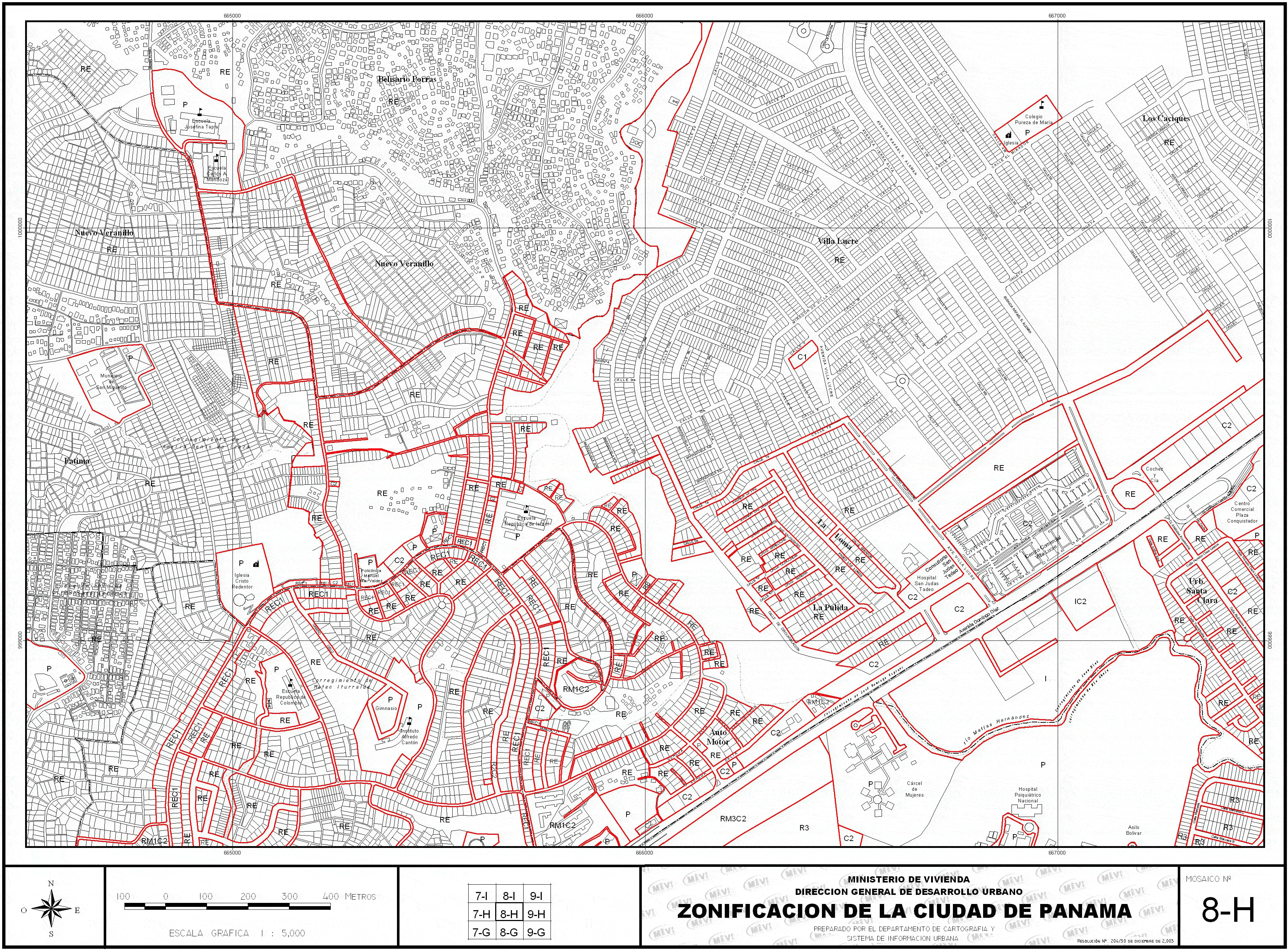 DOCUMENTO GRÁFICO DE ZONIFICACIÓN DE LA CIUDAD DE PANAMÁ – Ministerio ...