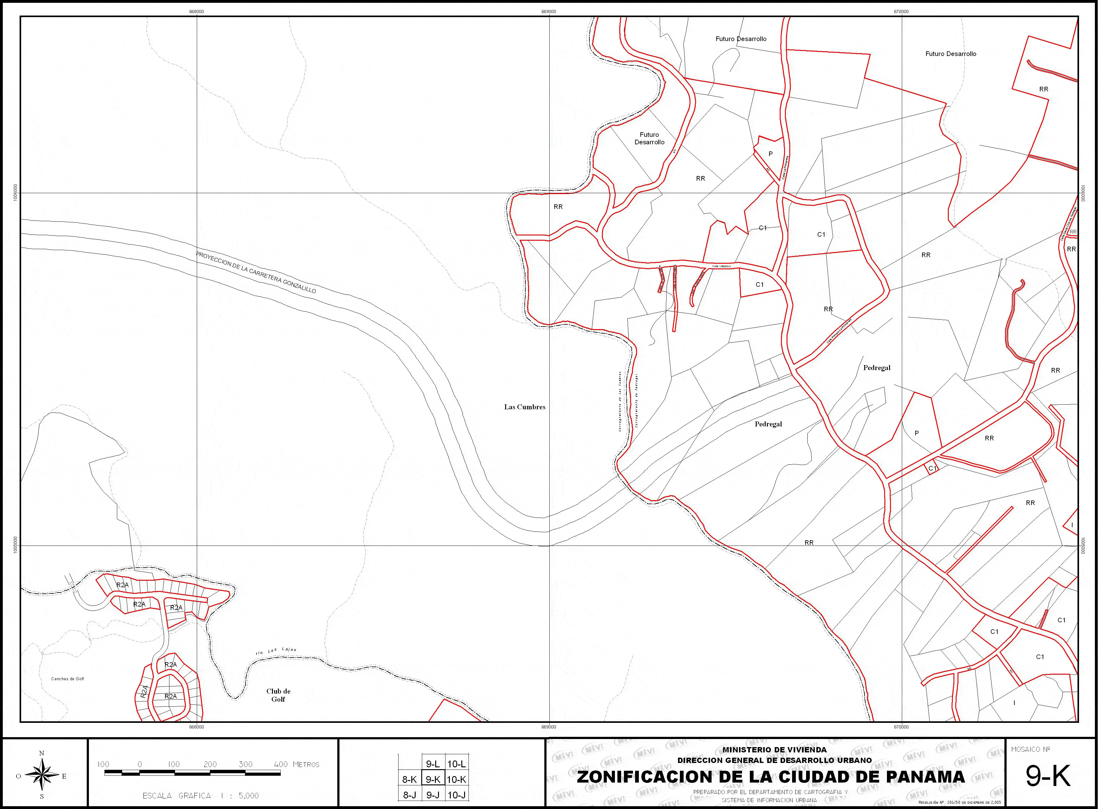 DOCUMENTO GRÁFICO DE ZONIFICACIÓN DE LA CIUDAD DE PANAMÁ – Ministerio ...